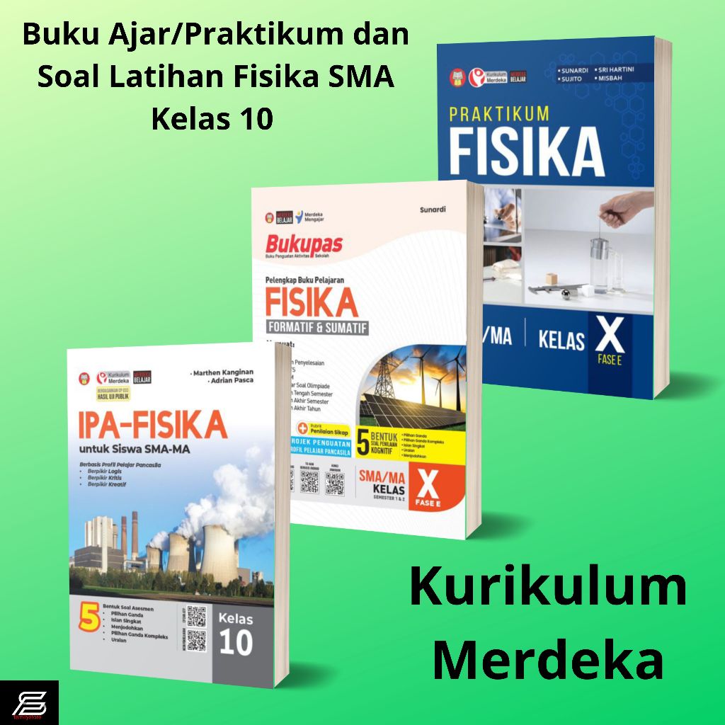 Jual Buku Soal Latihan/Praktikum Fisika SMA Kelas 10/X Kurikulum Merdeka | Shopee Indonesia