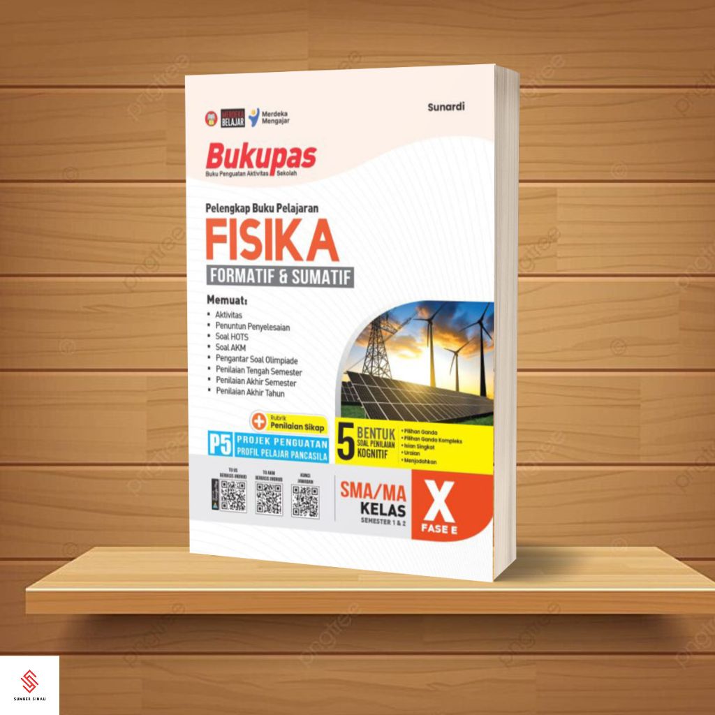 Jual Bukupas Ringkasan Materi dan Latihan Soal Fisika SMA/MA Kelas 10/X Kurikulum Merdeka ...