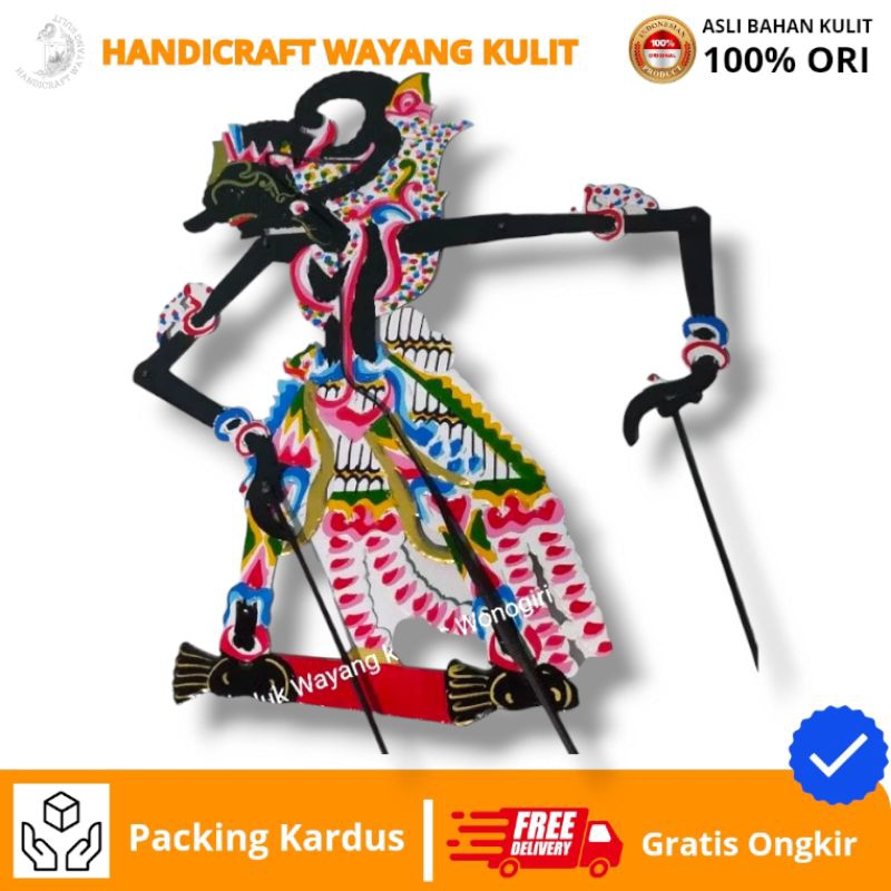 Jual HANDICRAFT WAYANG KULIT | wayang kulit sapi tebal mainan Gatotkaca ...