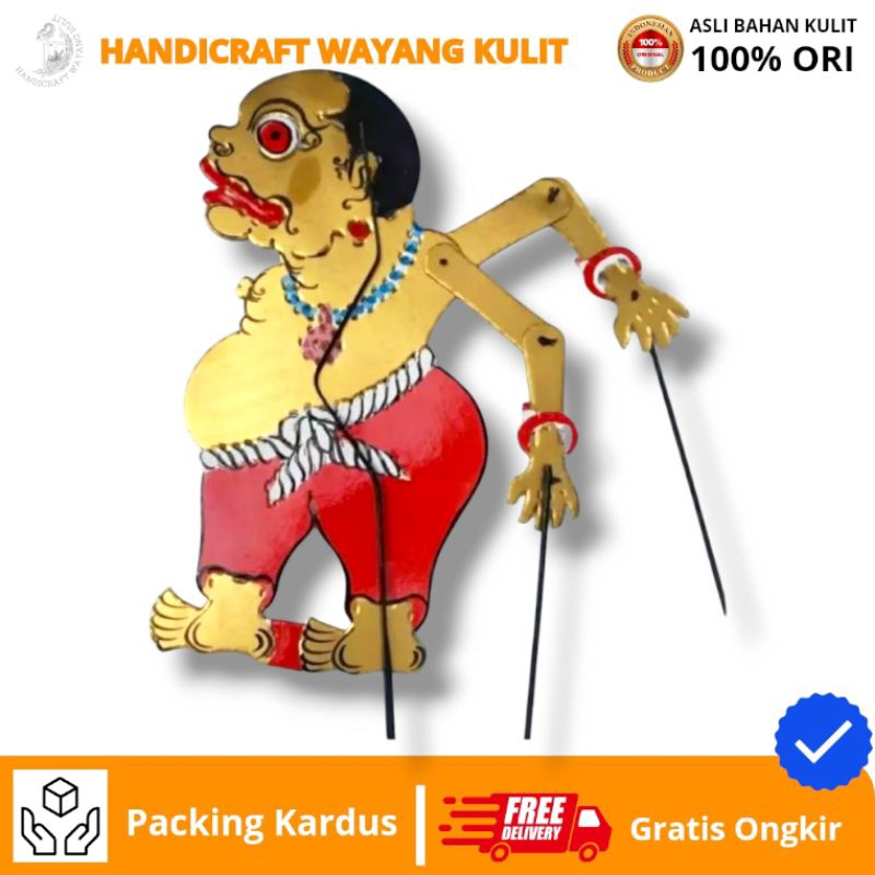 Jual HANDICRAFT WAYANG KULIT | Wayang kulit sapi tebal mainan Bagong ki ...