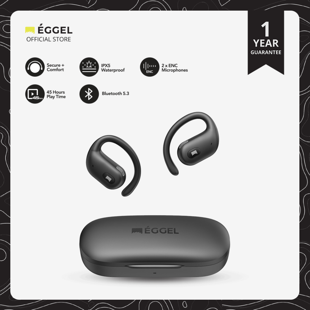 Jual Eggel Runner 2 Open Ear Air Conduction Sports Earphone | Shopee ...