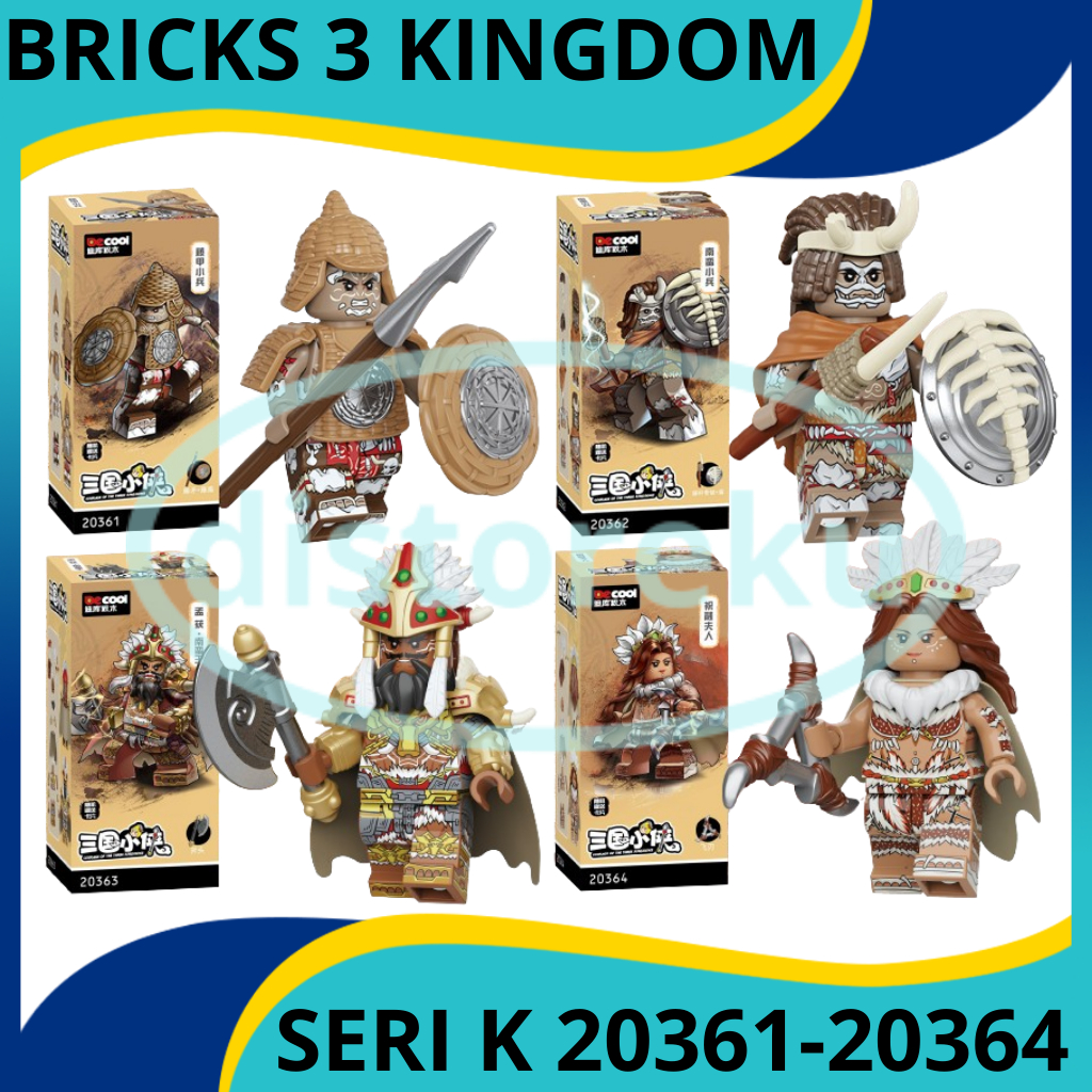 Jual DECOOL BRICK DE COOL BRICKS THREE KINGDOM SAMKOK 3 RAJA TENG JIA ...
