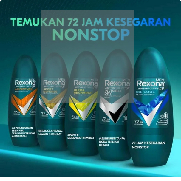 Jual REXONA DEODORANT MEN ROLL ON 45 ML (72 JAM KESEGARAN) | Shopee Indonesia