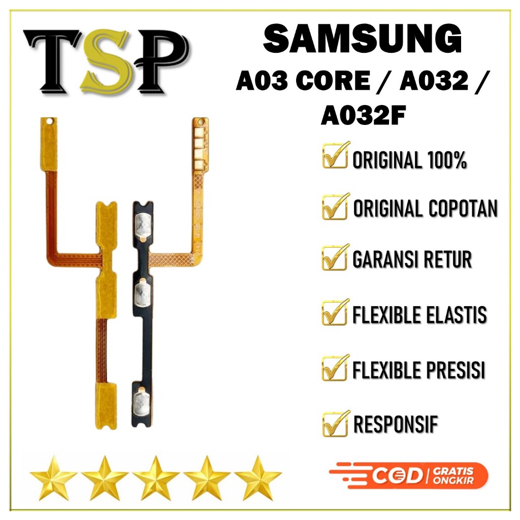 Jual 【Original 100%】FLEXIBEL SAMSUNG A032 / A032F ON OFF + VOLUME ORI (GALAXY A03 CORE) | Shopee ...