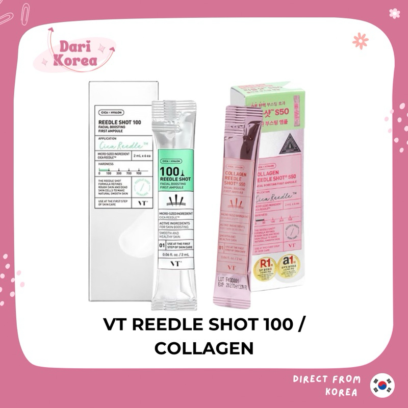 Jual [READY] VT REEDLE SHOT 100 / COLLAGEN REDDLE SHOT S50 2m*6pcs ...