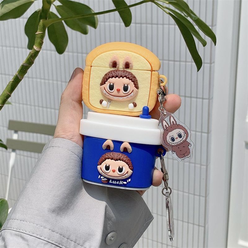 Jual Case AirPods Gen 4 Labubu Case Silicone AirPods Gen 3 1 & 2 / Pro ...