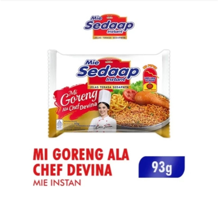 Jual MIE SEDAP GORENG ALA CHEF DEVINA 1 pcs | Shopee Indonesia