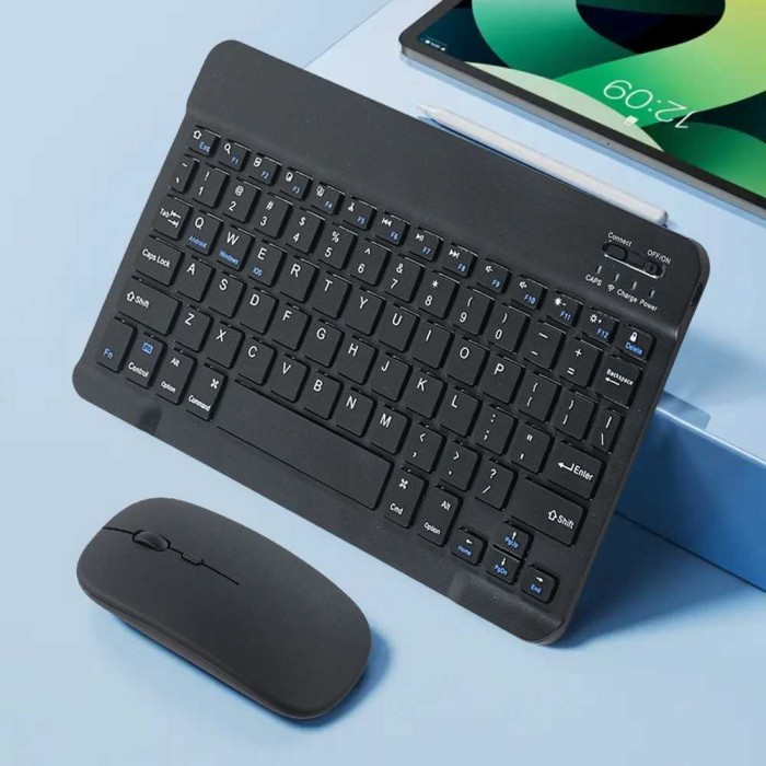 Jual Keyboard Bluetooth Backlight Wireless Universal Keyboard Silent ...