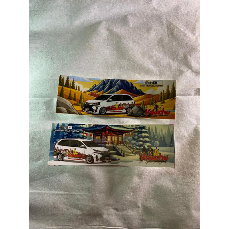Jual stiker TCI mobil basuri boss arnala ditdim kingbobs vekachu ...