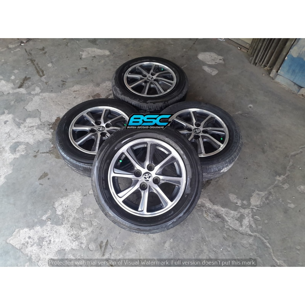 Jual Velg Mobil Bekas Copotan R14 Oem Calya 4x100 Ring 14 Buat Agya Ayla Sigra Sirion Vios ...