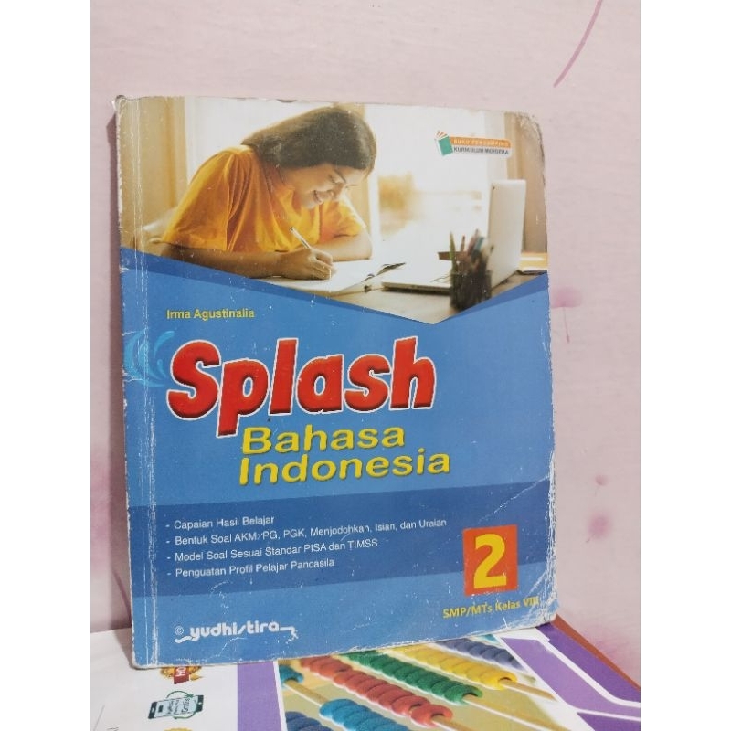Jual buku splash bahasa Indonesia kelas 8 VIII 2 smp mts yudhistira kurikulum merdeka | Shopee ...