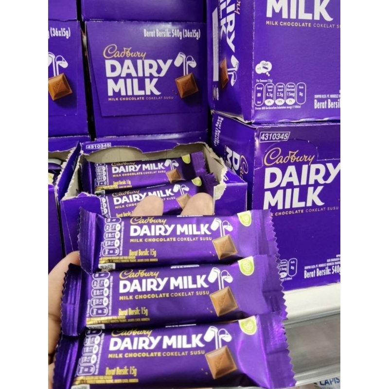 Jual Cadburry Dairy Milk 15gr | Shopee Indonesia