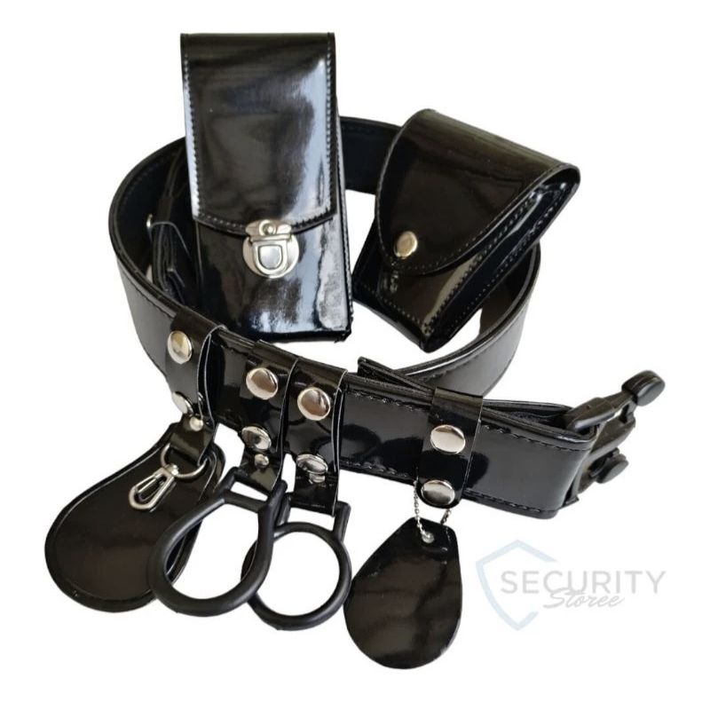 Jual Kopel security | Kopel satpam kulit sintetis hitam kilap polos ...