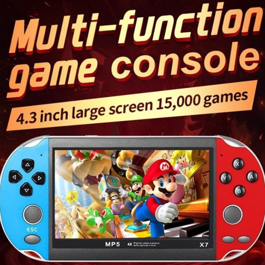 Jual PSP X7 Handheld Game Screen Besar 43 Inch HD 8G Mp5 Musik Player ...