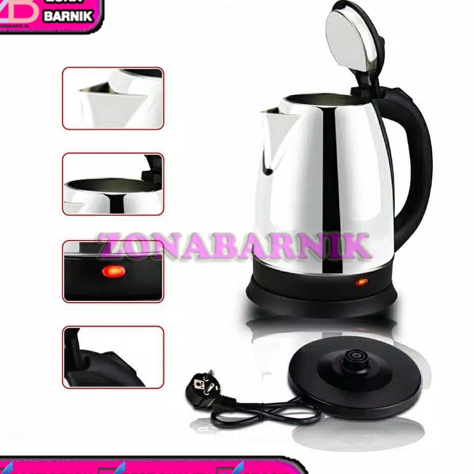 Jual ZB TEKO KETEL KETTLE LISTRIK ELEKTRIK PEMANAS AIR WATER HEATER ...