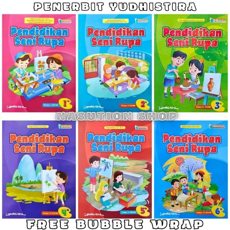 Jual Buku Pendidikan Seni Rupa Kelas 1 2 3 4 5 6 SDMI Yudhistira Kurikulum Merdeka Original ART ...