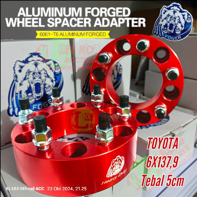 Jual Adaptor Spacer 5cm Hardtop baut 6 Panther doublecabin 2pcs ...