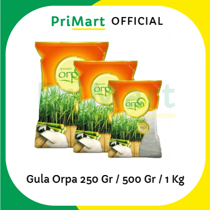 Jual Gula Pasir Orpa 250 Gram / 500 Gram | Shopee Indonesia