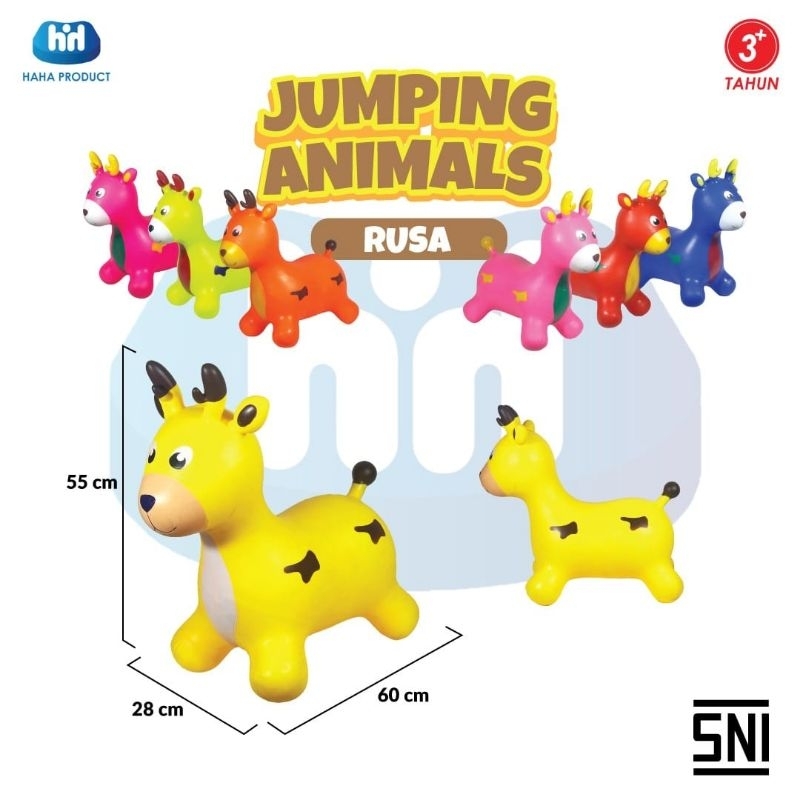 Jual ANIMAL JUMPING MUSIK RUSA/MAINAN KUDA KUDAAN/MAINAN ANIMAL JUMPING ...