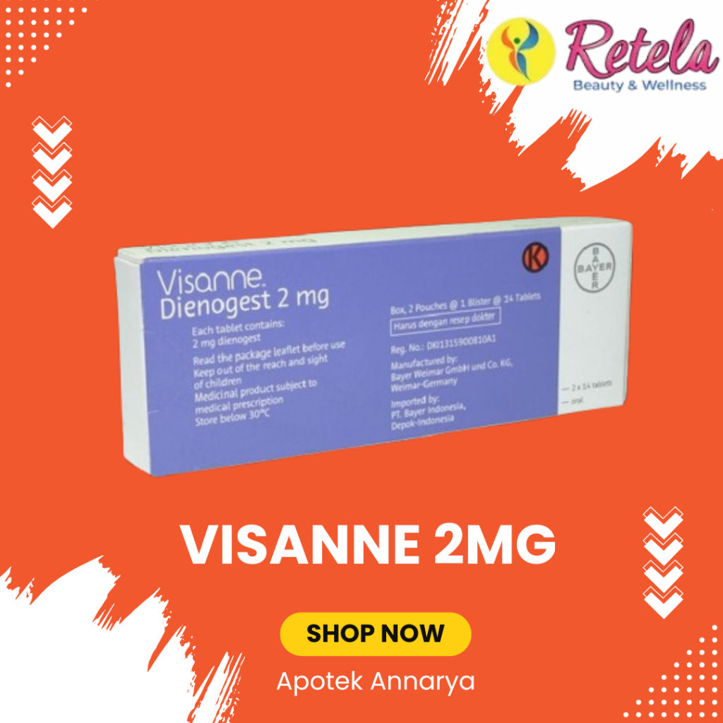 Jual VISANNE 2MG 1 BLISTER 14 TABLET | Shopee Indonesia
