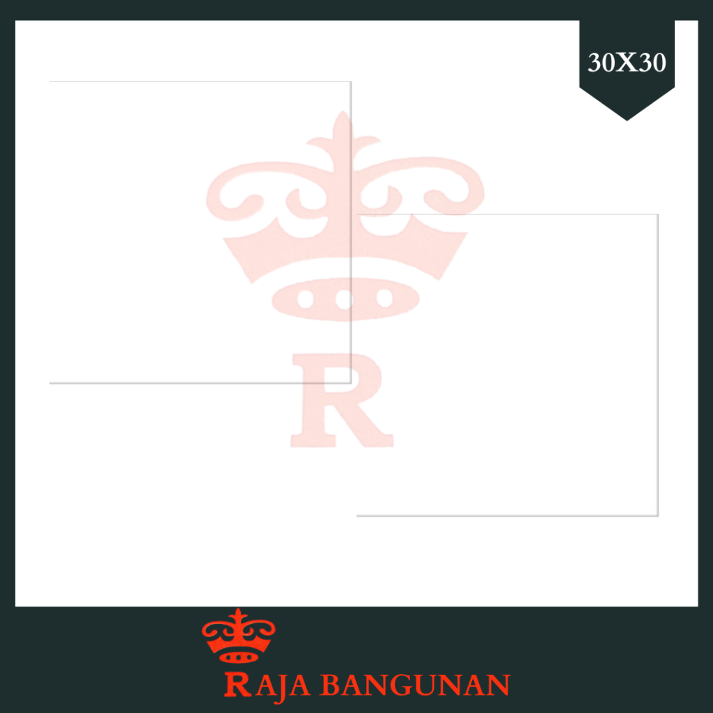 Jual Keramik Lantai Ubin Putih Polos Kilap Plain Accura Mulia Artic ...