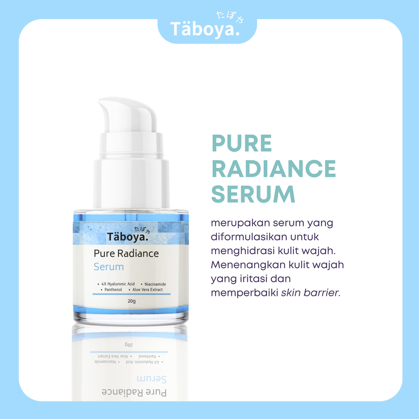 Jual Taboya Pure Radiance Serum - Untuk kulit wajah | Shopee Indonesia
