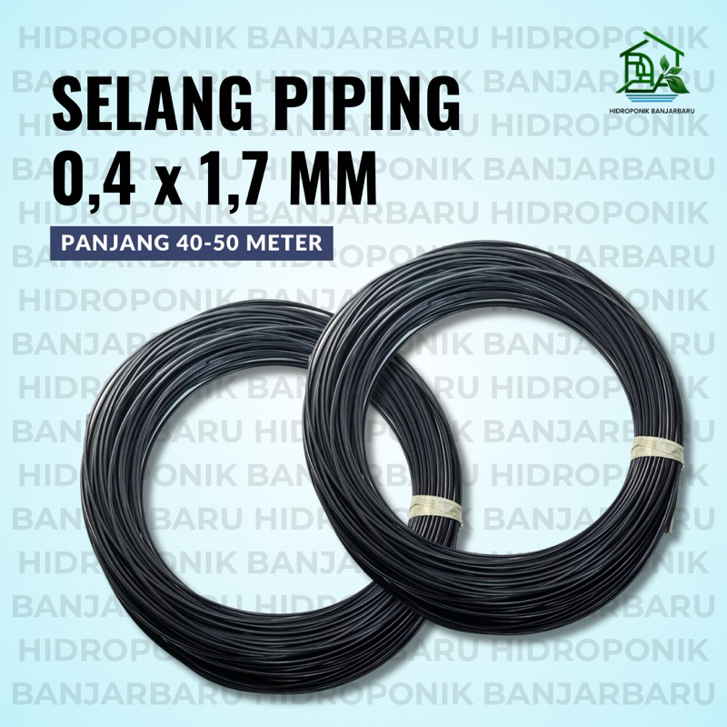 Jual SELANG PIPING PANDEPUN HITAM 0,4 x 1,7 MM SELANG HITAM ROTAN ...