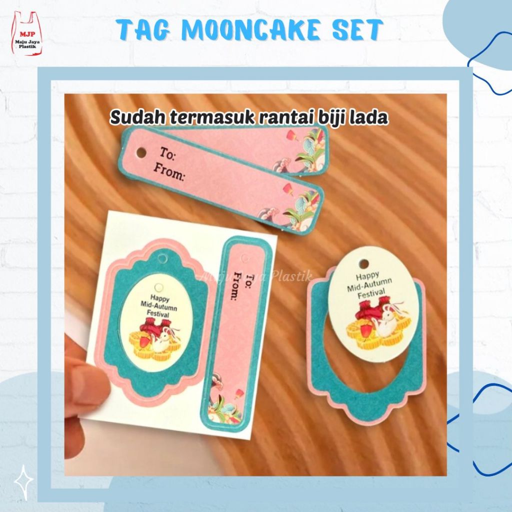 Jual Hangtag Mooncake Set Tag Mooncake Festival Mid Autumn Kue Bulan ...