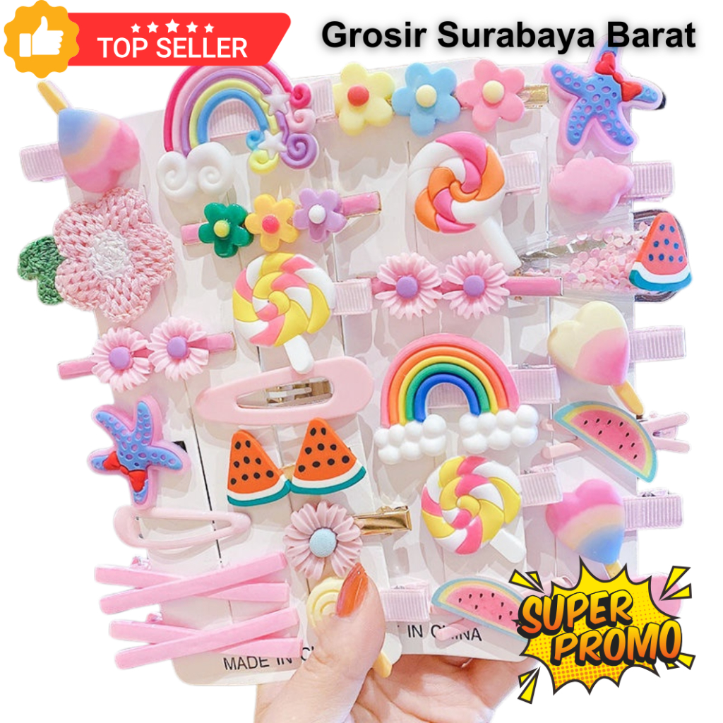 Jual (ISI 10PCS - 14 PCS) JEPIT BEBEK LUCU - JEPIT ANAK LUCU | Shopee ...