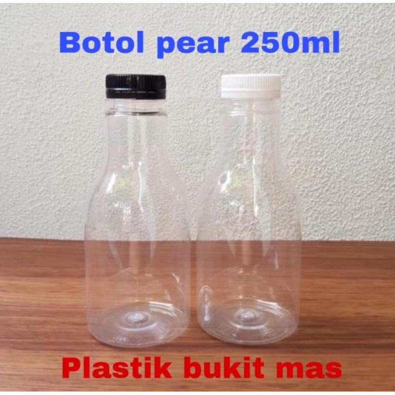 Jual Botol plastik pear 250 ml botol pir 250ml botol minuman 250ml ...