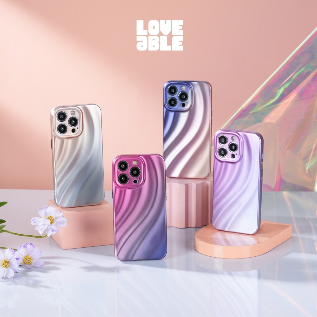 Jual LOVEABLE Wavey Ombre Case - Softcase/Cashing HP For iP 11 12 13 14 ...