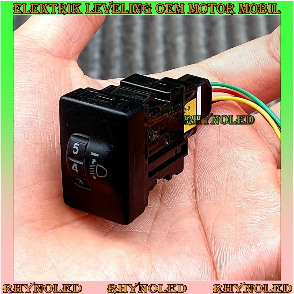 Jual ORIGINAL SAKLAR MOTOR ANGKA OEM LEVELING HEADLAMP 10 STEP 5 BAR ...