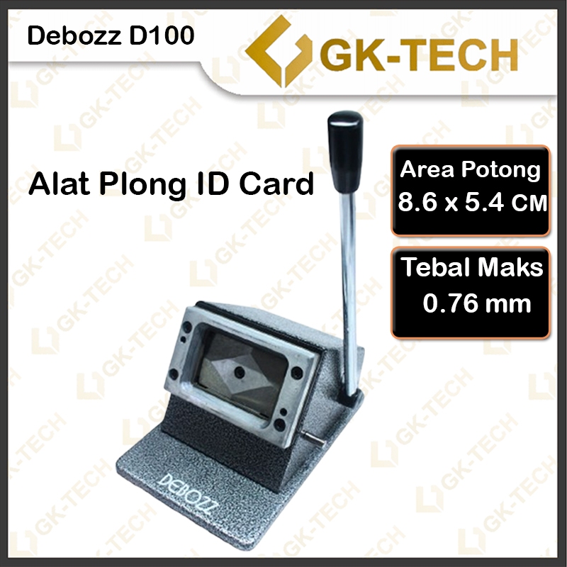 Jual Alat Potong ID Card / Plong ID Card / PVC Card Cutter Debozz D100 ...