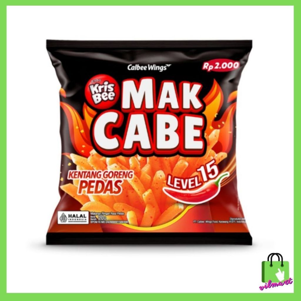 Jual MOUSEMAN - Kris Bee MAK CABE CRACKER BAKED NOT FRIED FLAVOR ...