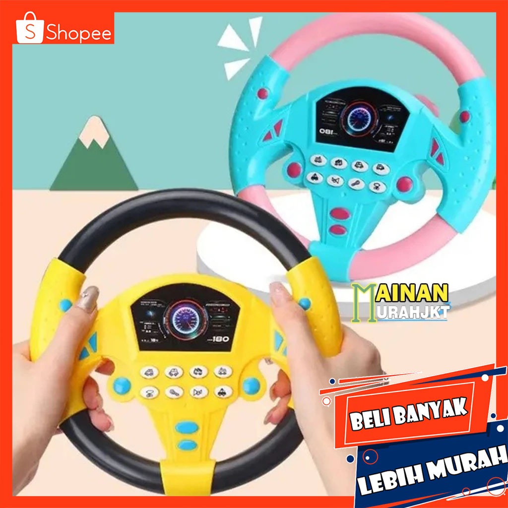 Jual MAINAN ANAK MURAH STEEING WHEEL SETIR KANTONG NO899 GAME SIMULASI ...