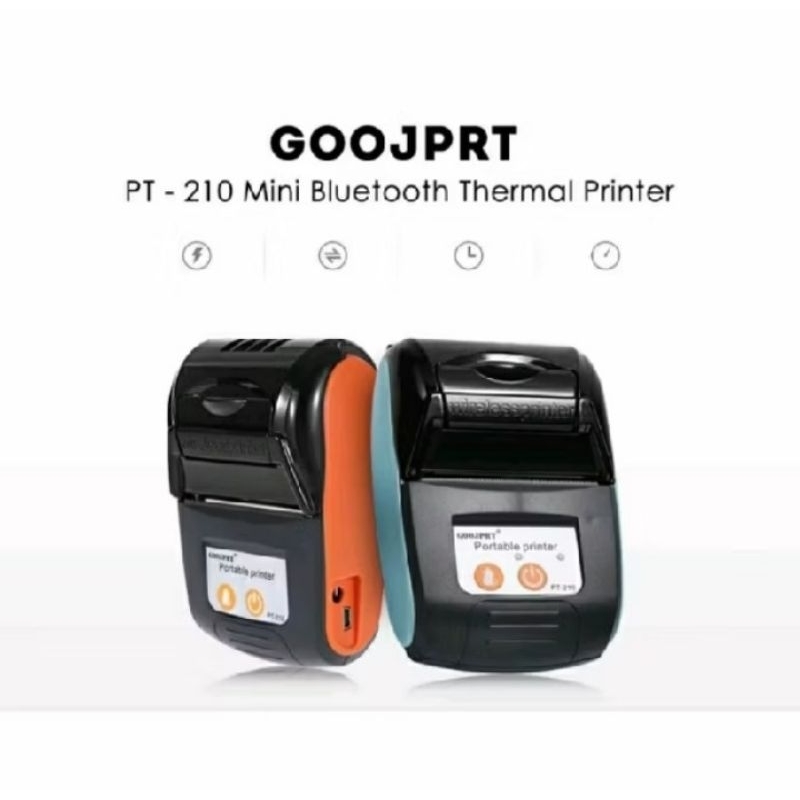 Jual GOOJPRT PT210 POS Printer Bluetooth Thermal Recieve Printer 58mm ...