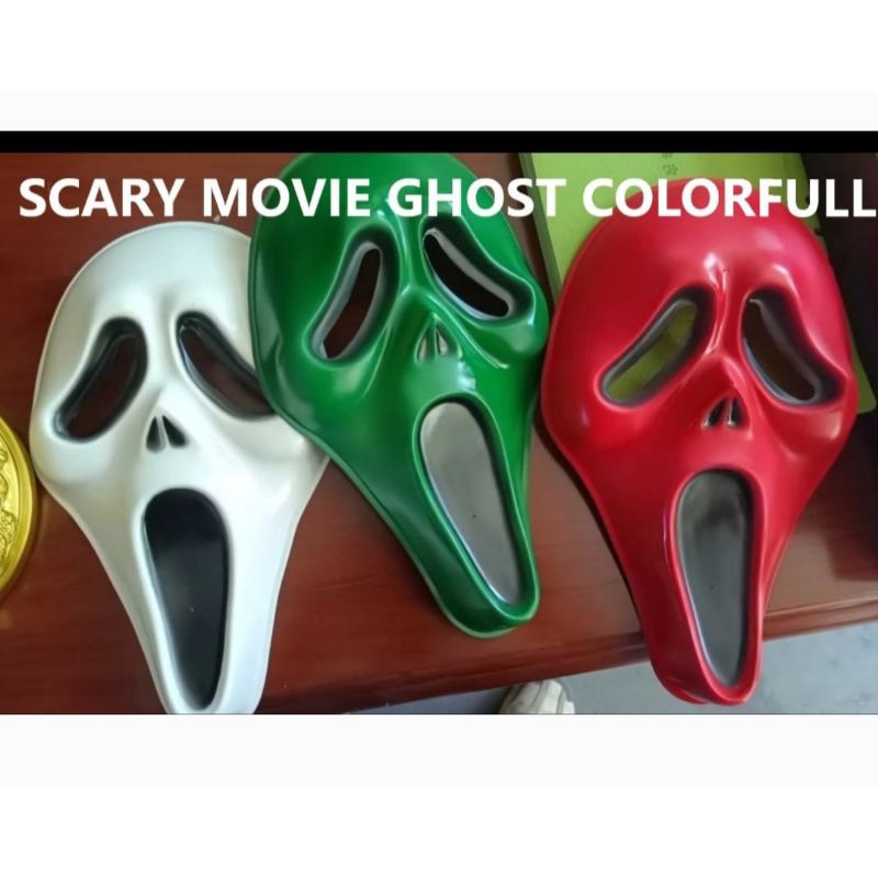 Jual MAINAN TOPENG HALLOWEEN SERAM TOPENG HANTU | Shopee Indonesia