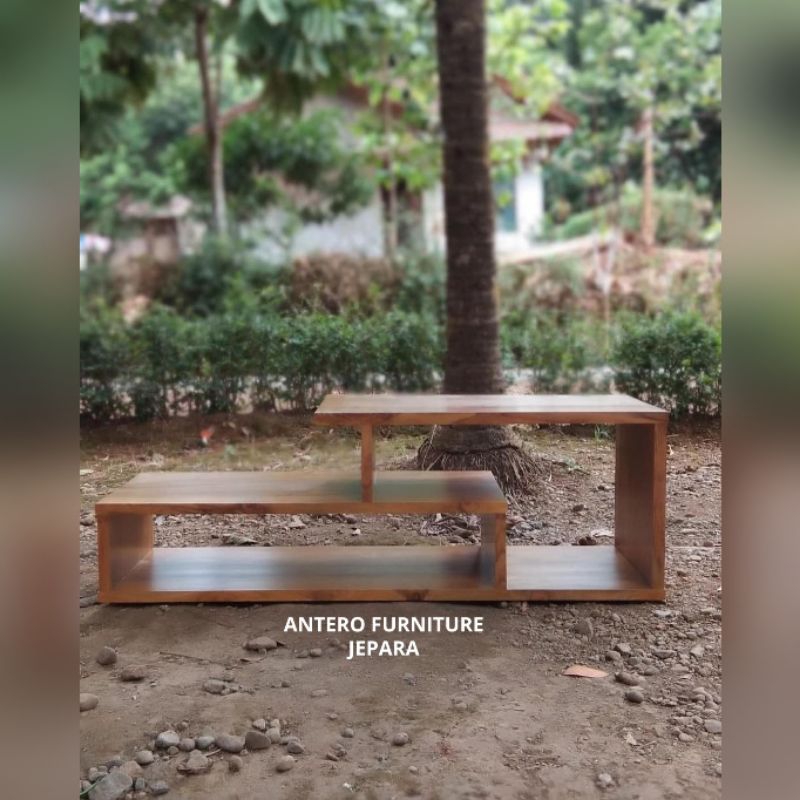 Jual meja coffee minimalis meja tv model G | Shopee Indonesia