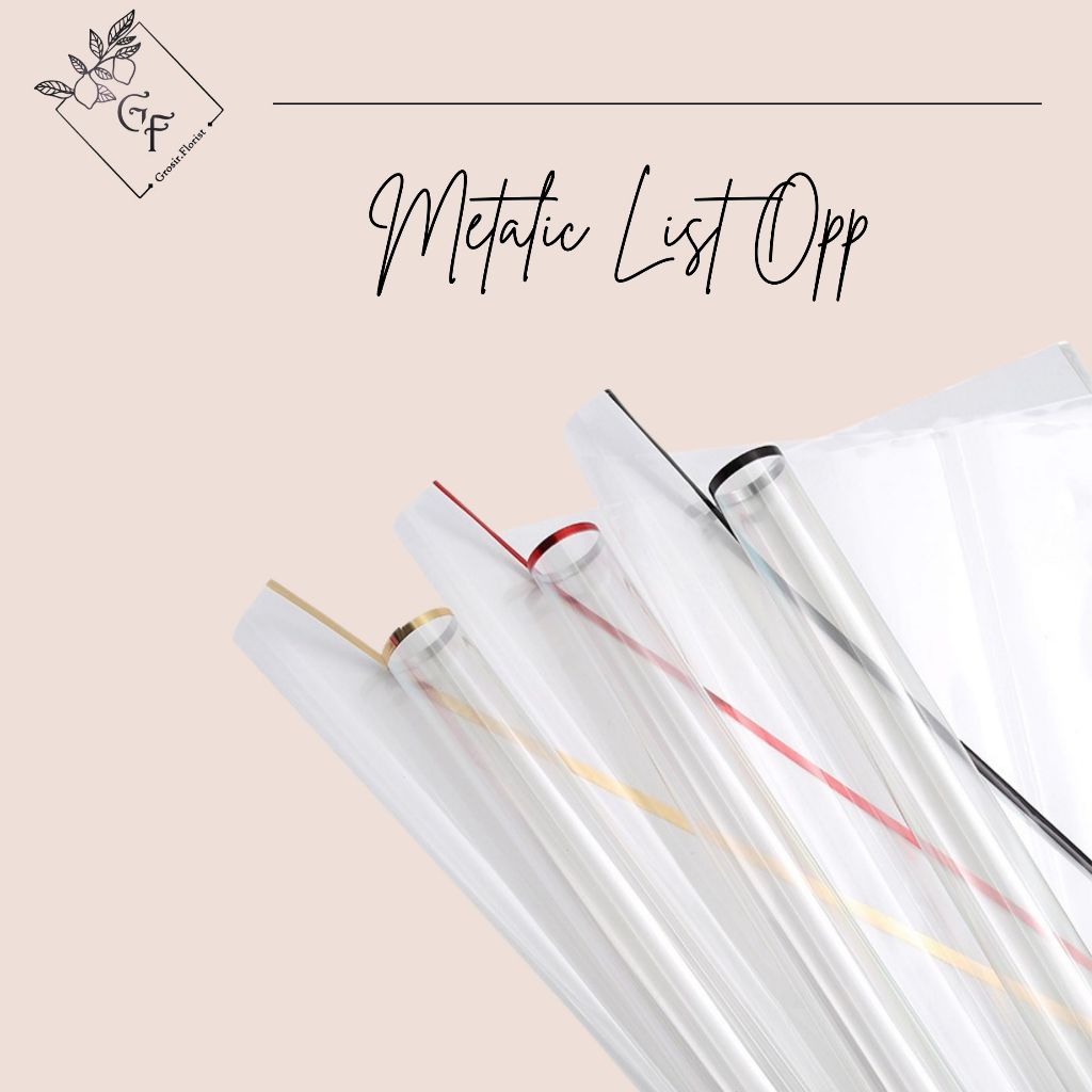 Jual TERLENGKAP METALIC LIST OPP FLOWER WRAPPING COLOR CELLOPHANE OPP ...