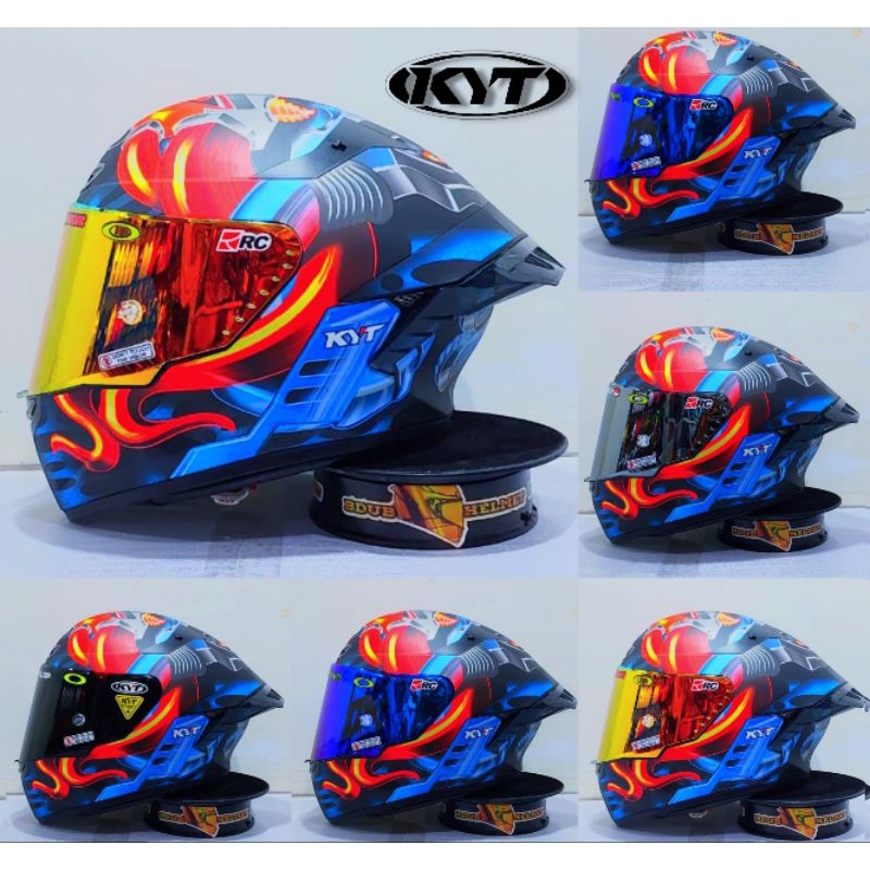 Jual HELM KYT TT-COURSE MOTIP TERBARU MAGNET MATT SNI DOT | Shopee ...