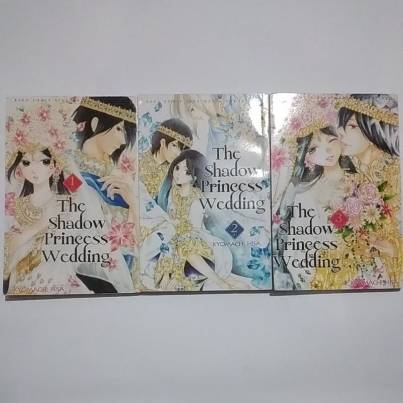 Jual The Shadow Princess Wedding by Komachi Hisa Vol 1-3 Complete set ...