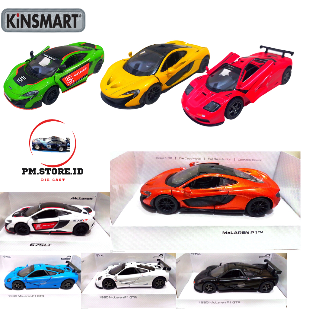 Jual Diecast kinsmart original Mc laren series miniatur diecast ...