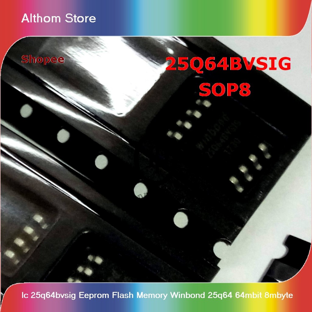 Jual ic 25q64bvsig eeprom flash memory winbond 25q64 64mbit 8mbyte | Shopee Indonesia