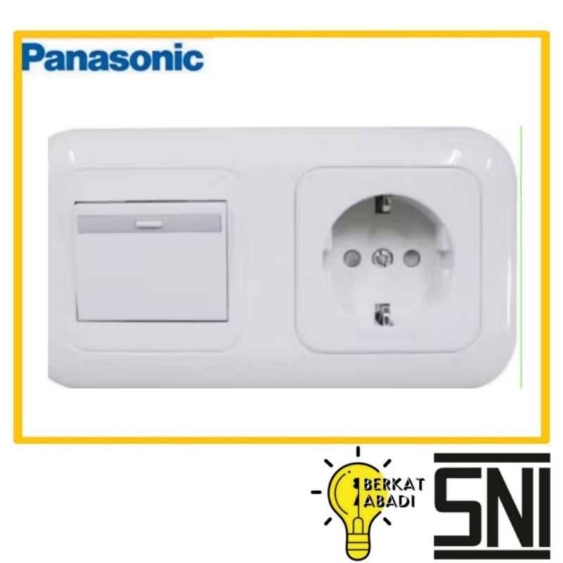 Jual Panasonic Stop Kontak CP Saklar Single/Engkel WEJ5541 | Shopee ...