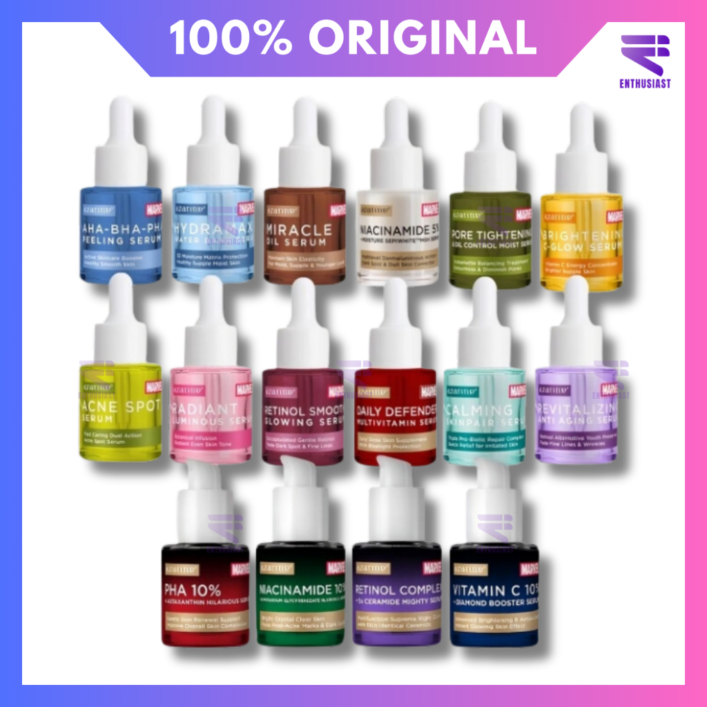 Jual Azarine Marvel Serum Series 20ml (All Variant) | Shopee Indonesia