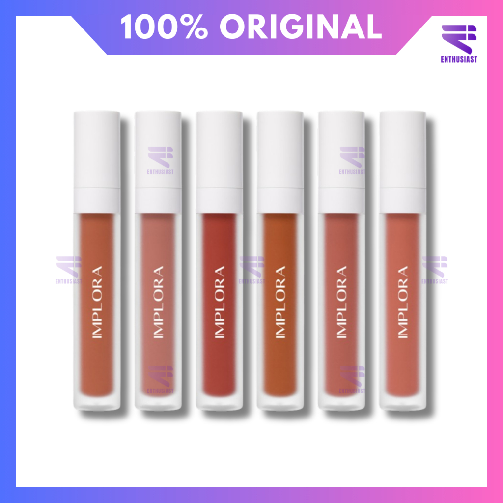 Jual Implora Lip Velvet (Attractive, Extrovert, Fearless, Honest, Naive ...