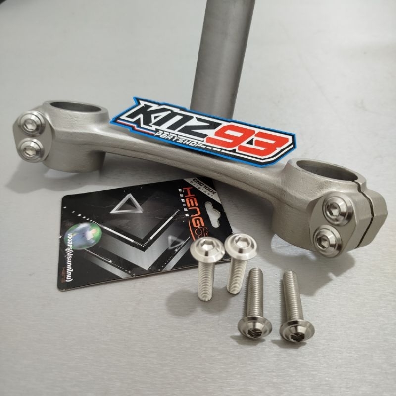 Jual SET BAUT SEGITIGA BAWAH NINJA RR ZX150 MODEL BT HENG STAINLESS ORIGINAL THAILAND | Shopee ...