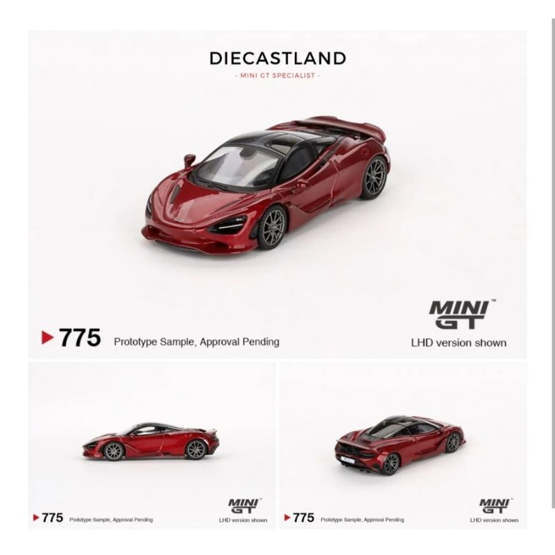 Jual Mini GT #775 McLaren 750S Amaranth Red MGT00775-MJ MiniGT MGT Mijo ...