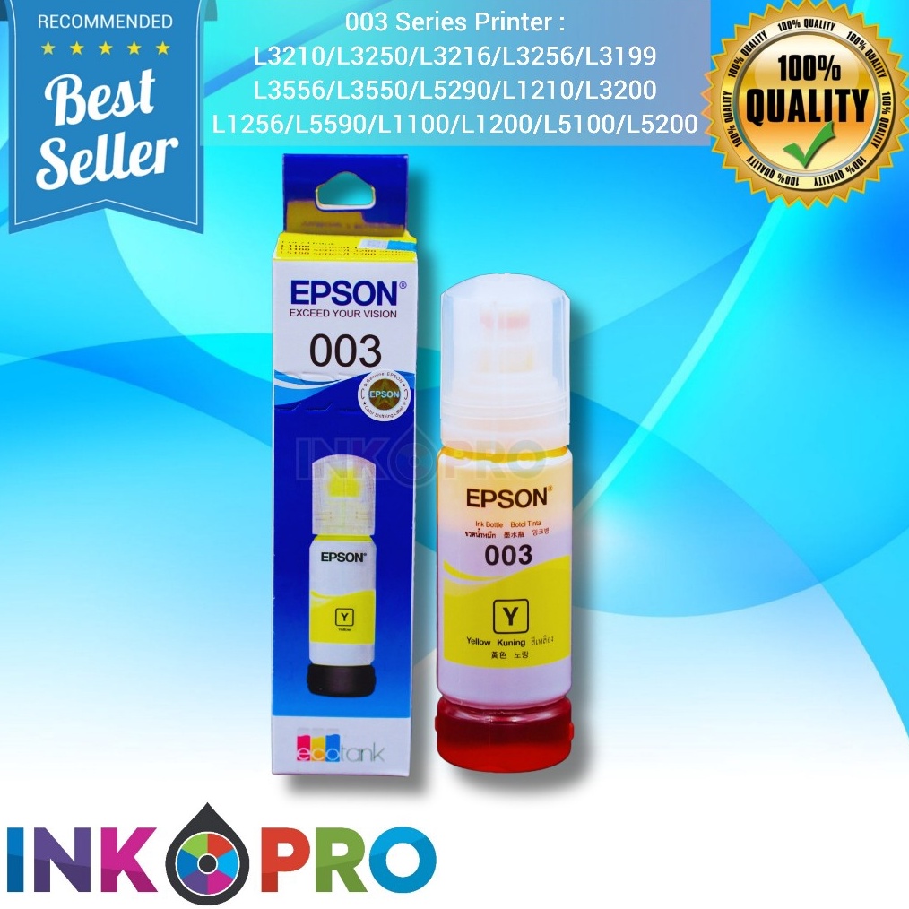 Jual TINTA EPSON 3 UNTUK PRINTER SERIES L3 L311 L3116 L315 L3156 L519 L111 L529 L3256 L125 L16 ...