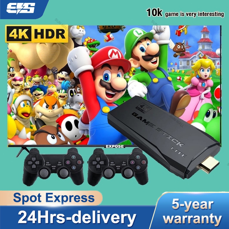 Jual Game Stick 4K Game Genggam Retro Stik Tv Classic Games console ...